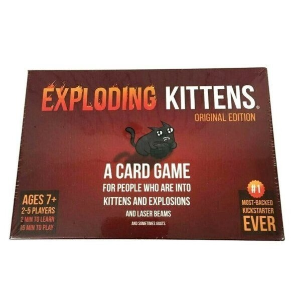 EXPLODING KITTENS | Toys | Exploding Kittens Card Game Original Edition ...